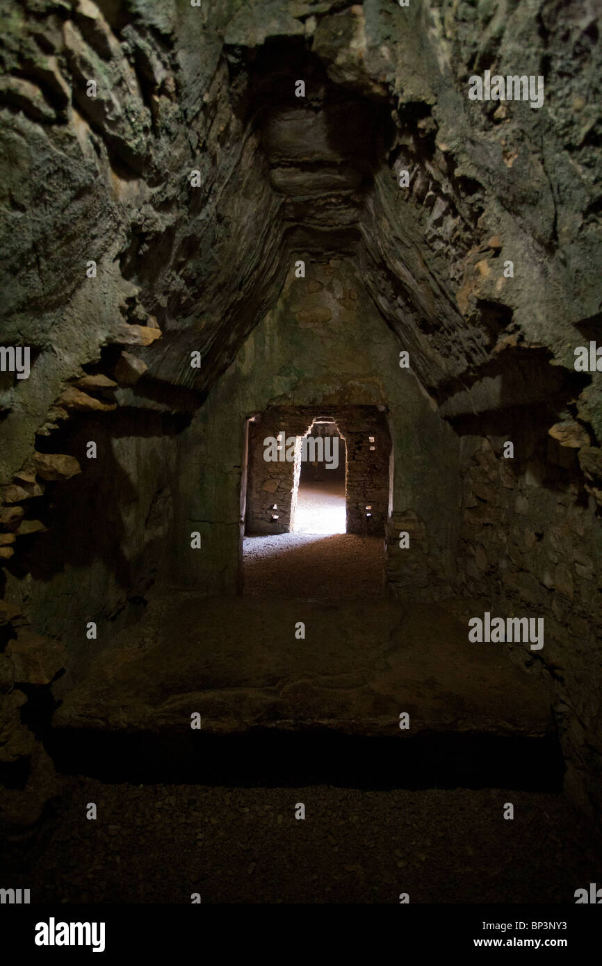 Interior of Palenque Archeological Site Temple in Chiapas, Mexico Stock ...