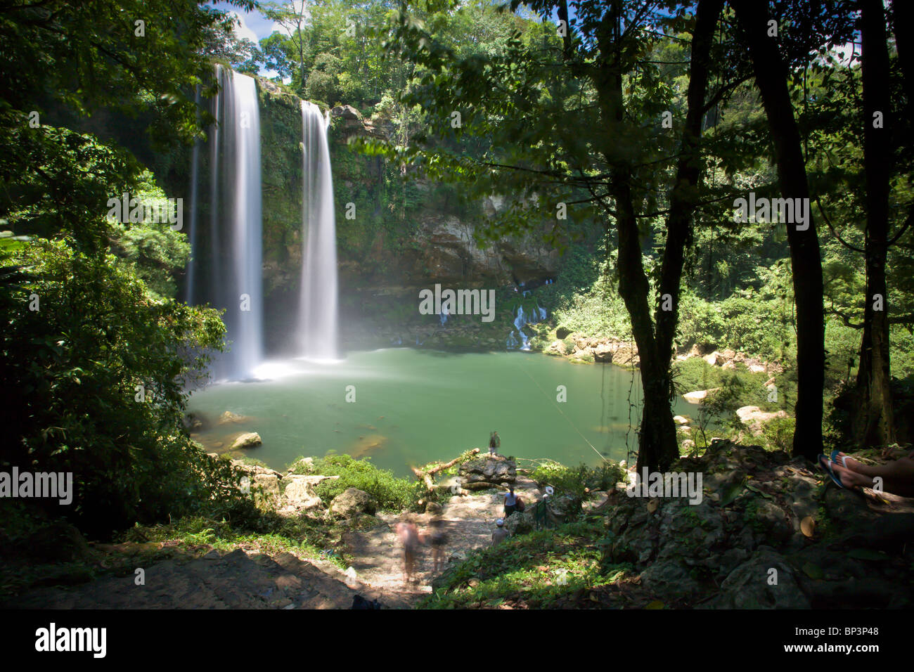 Misol Ha waterfall near Palenque, Chiapas, Mexico Stock Photo - Alamy