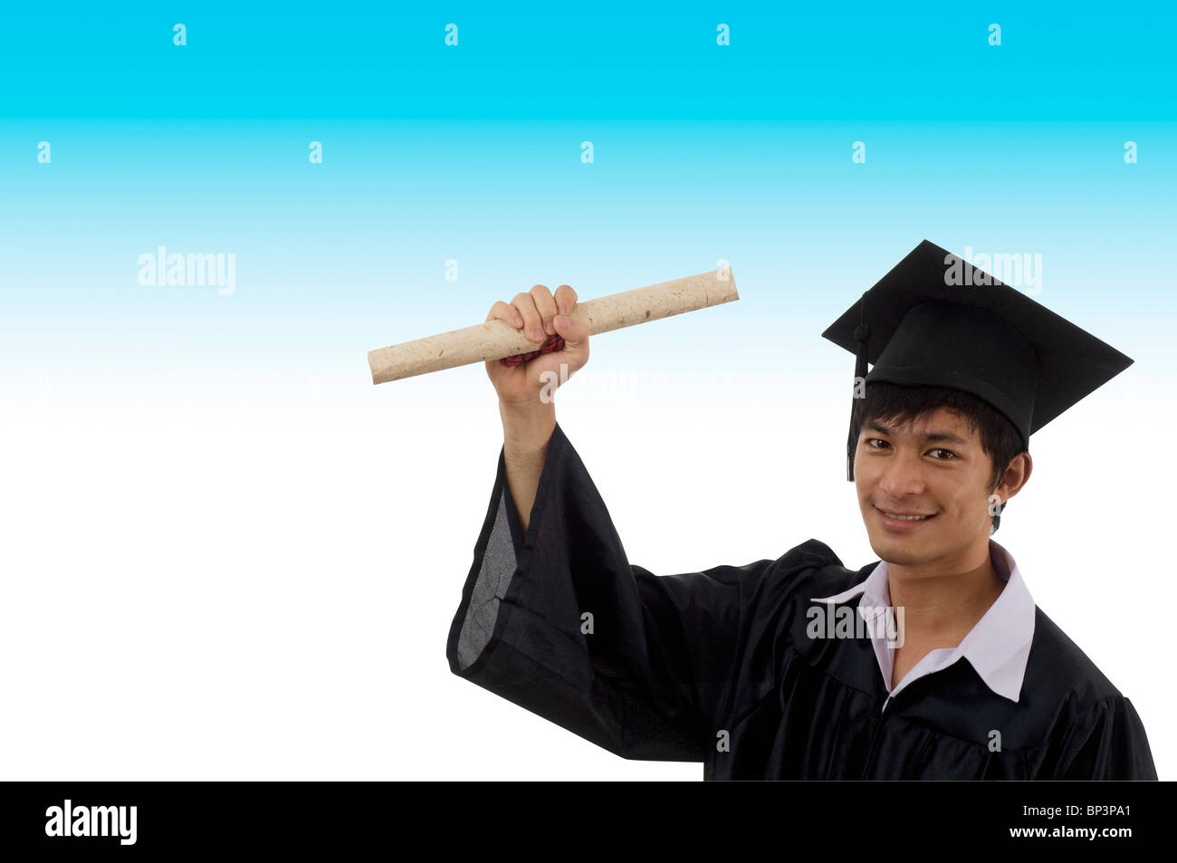 Young male graduate student Stock Photo - Alamy