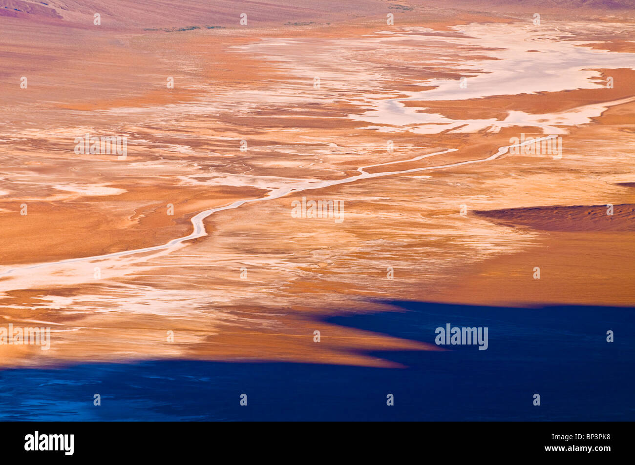 Salt pan detail from Dante's View, Death Valley National Park ...