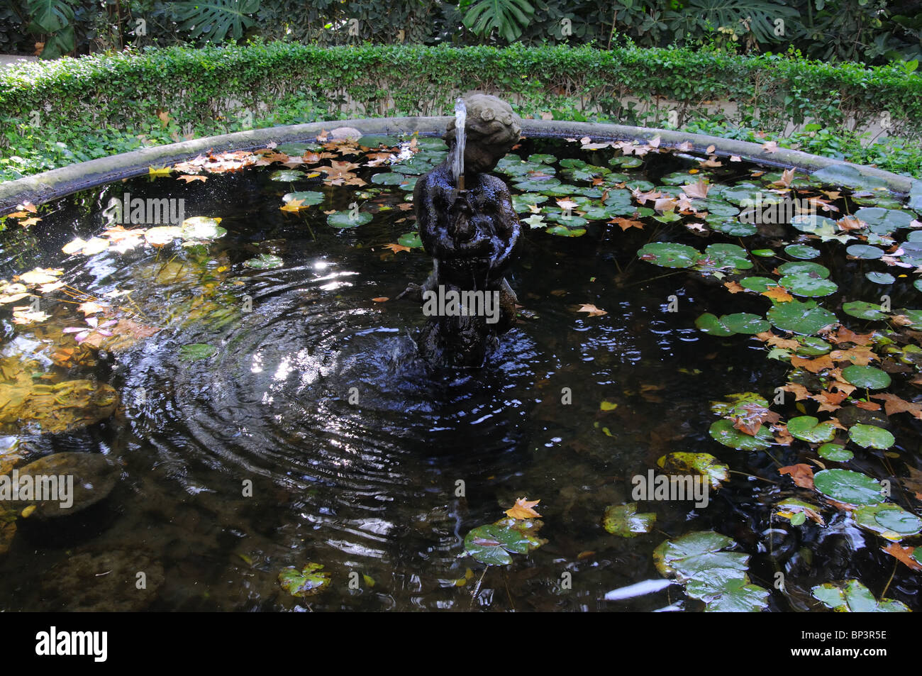 Historical Botanical Gardens (La Concepcion), Fountain in the Triton ...