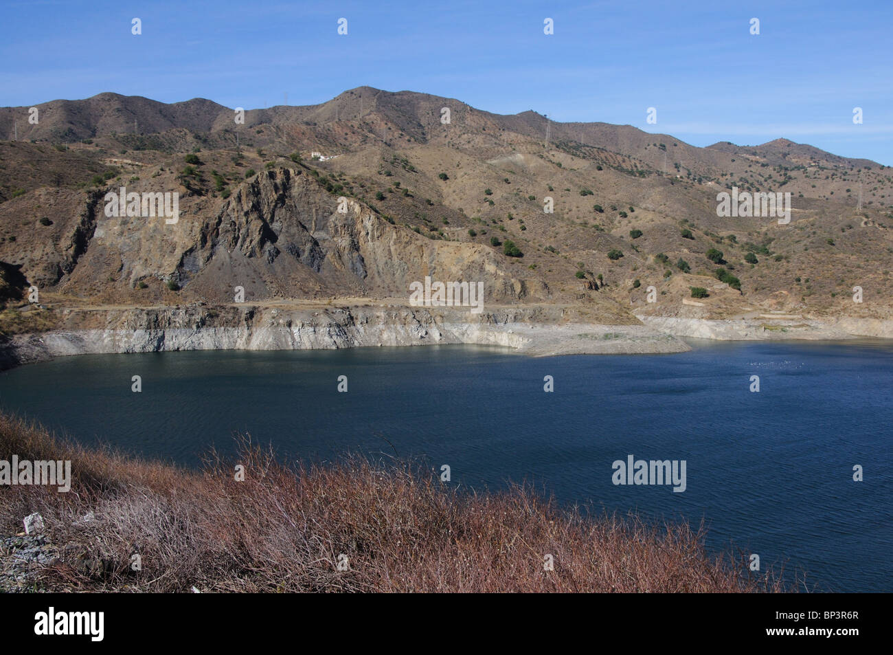 La Concepcion reservoir (Embalse del Limonero), Malaga, Costa del Sol ...