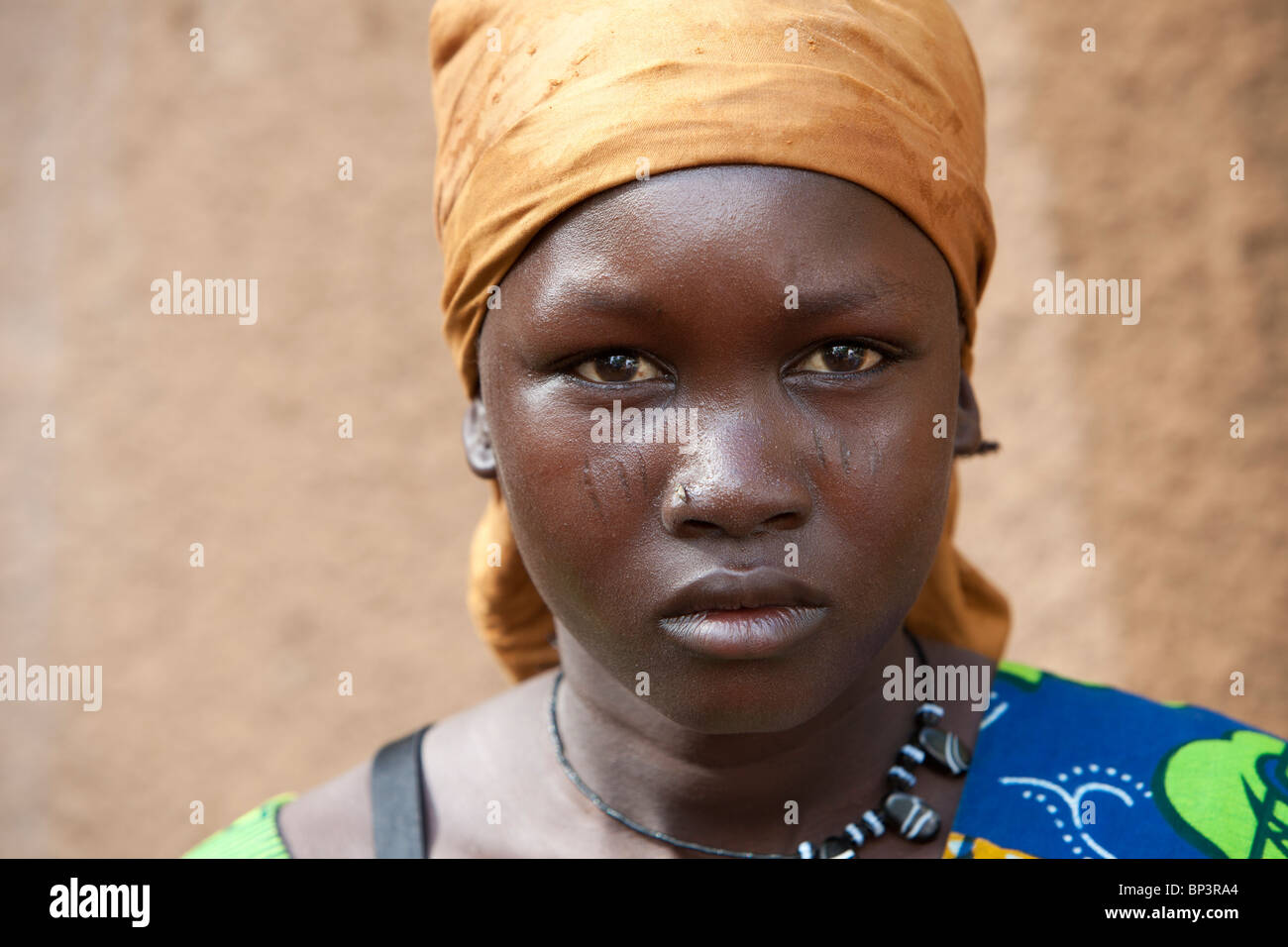GUIDAN IDER VILLAGE, NEAR KONNI, NIGER, Basira Gada, 17, cradles her 3 ...