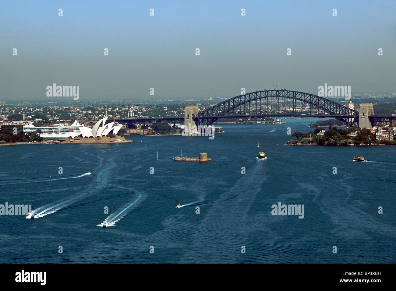 Sydney harbour bridge aerial hi-res stock photography and images - Alamy