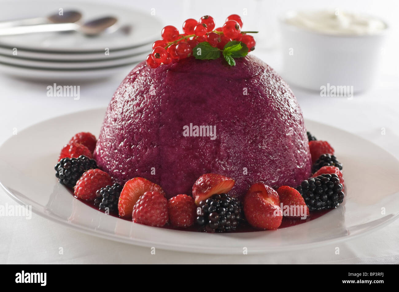 Classic british summer pudding hi-res stock photography and images - Alamy