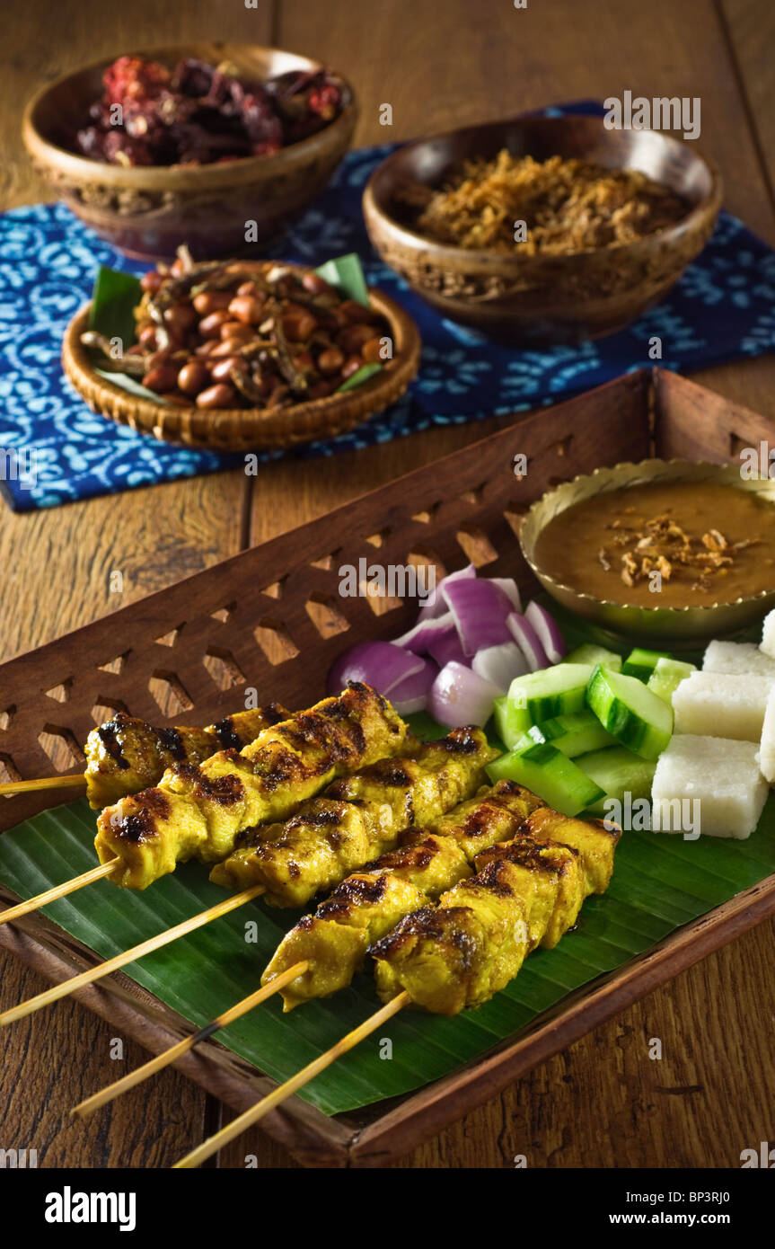 Chicken satay recipe hi-res stock photography and images - Alamy