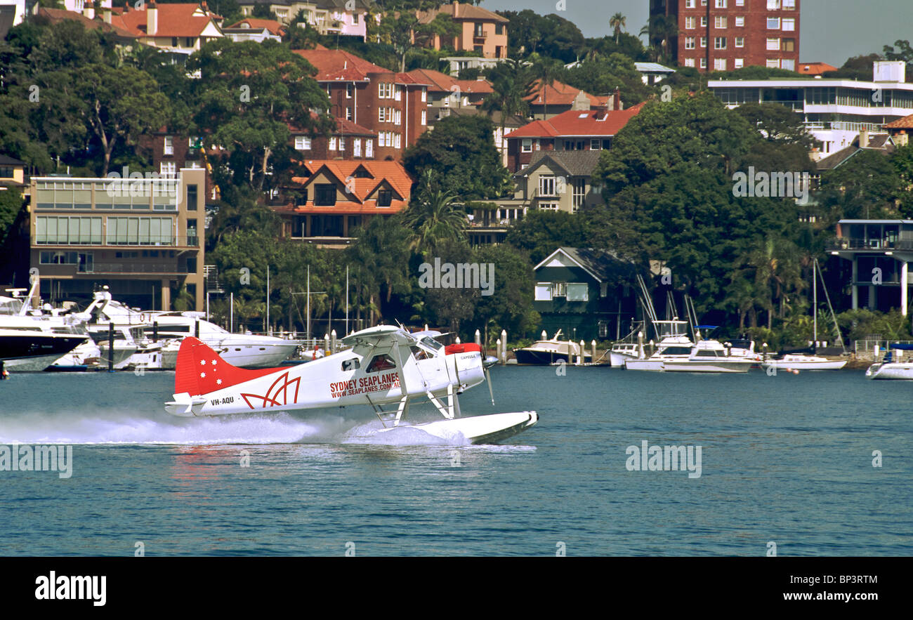 Seaplane sydney harbour hi-res stock photography and images - Alamy