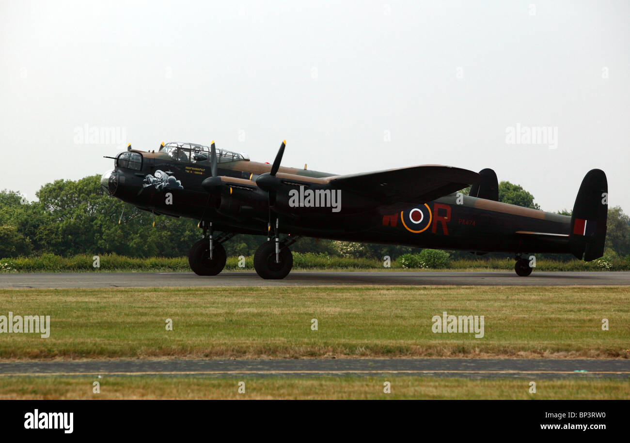 Avro Lancaster PA474, on the runway at Biggin Hill Stock Photo - Alamy