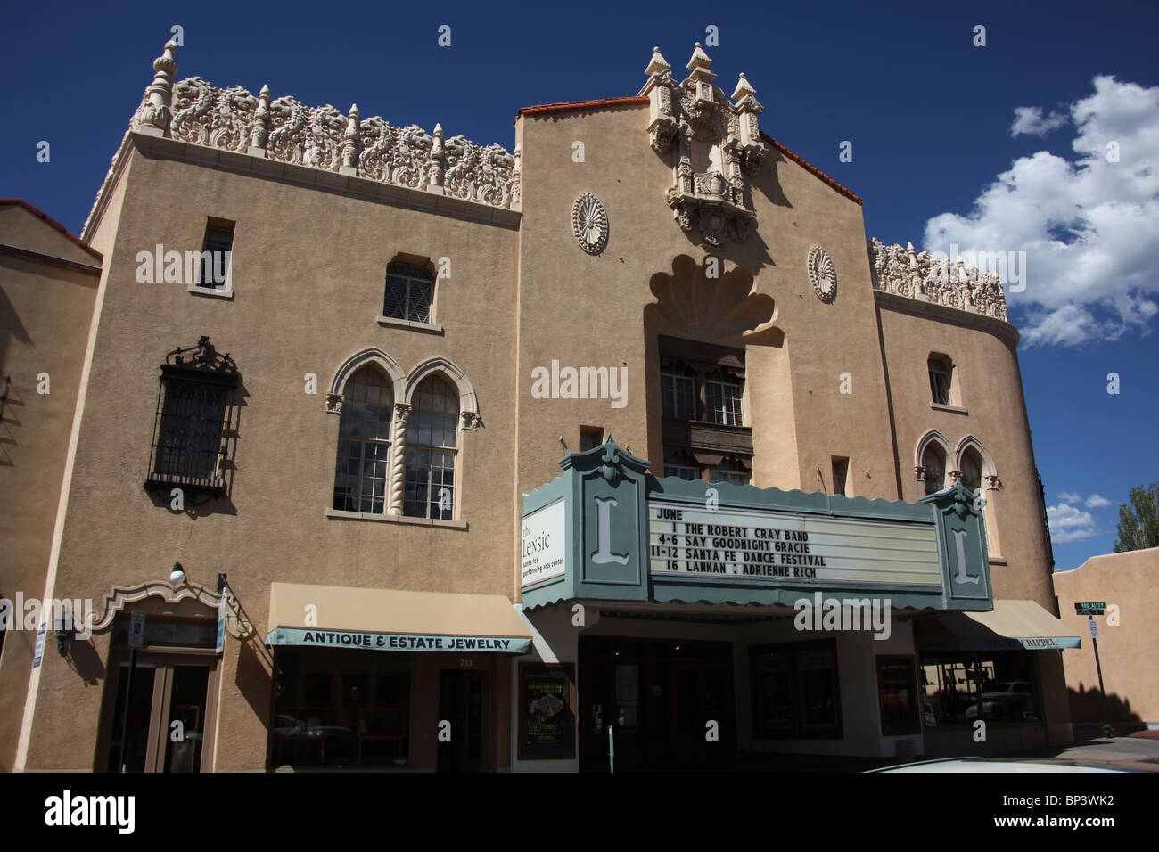 The Lensic Performing Arts Center on W San Francisco Street in Santa Fe ...