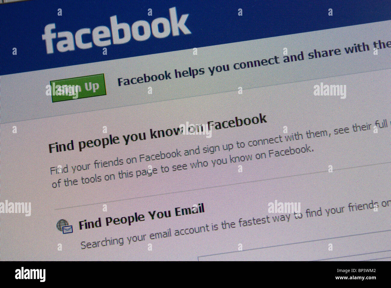 facebook computer screenshot capture Stock Photo - Alamy