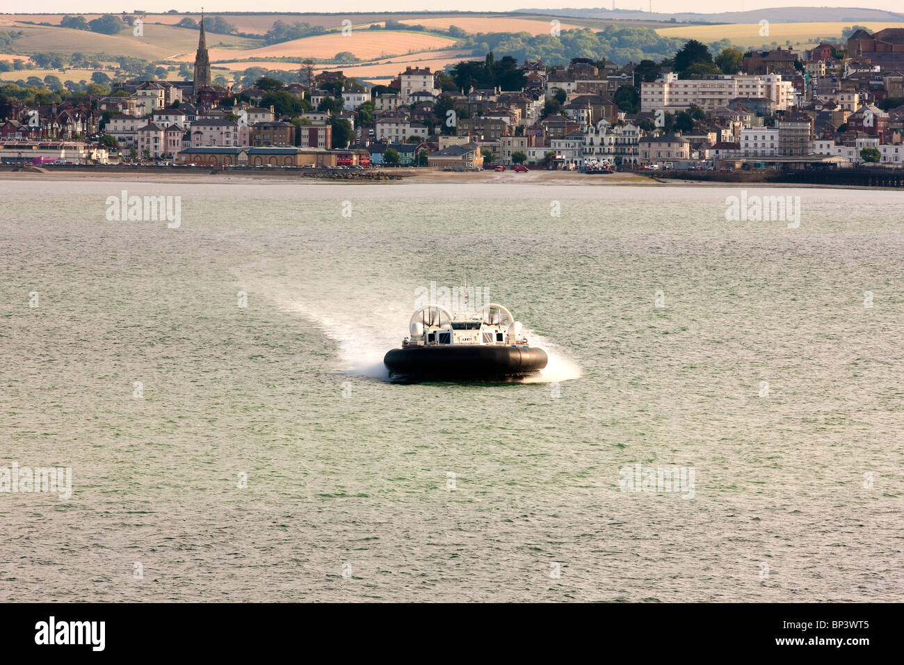 England isle of wight hovercraft leaving Ryde England isle of wight ...
