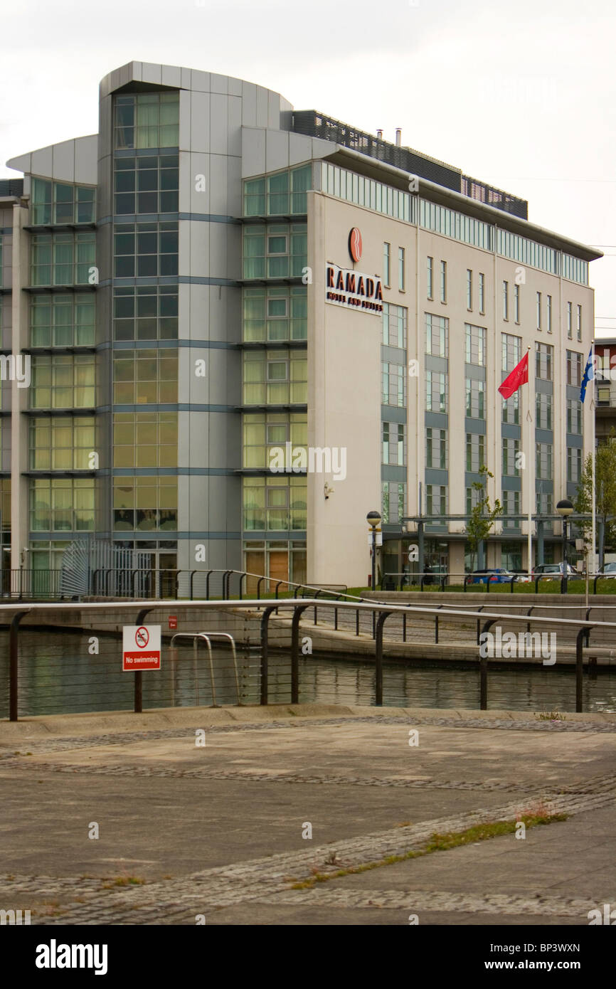 Ramada Hotel Victoria Wharf Docklands London England UK Stock Photo - Alamy