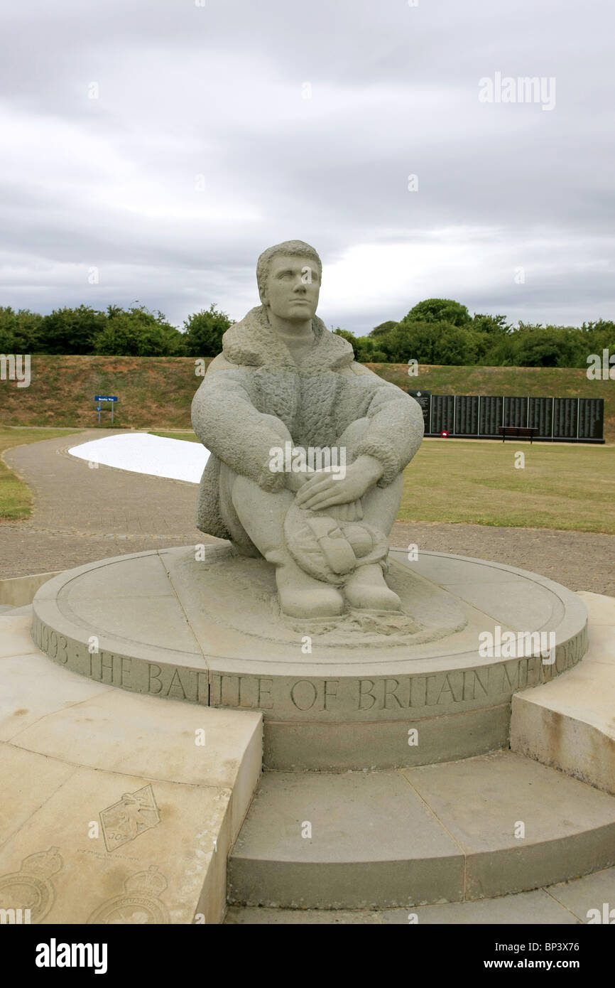 The official Battle of Britain Memorial at Capel-le-Ferne, Kent Stock ...