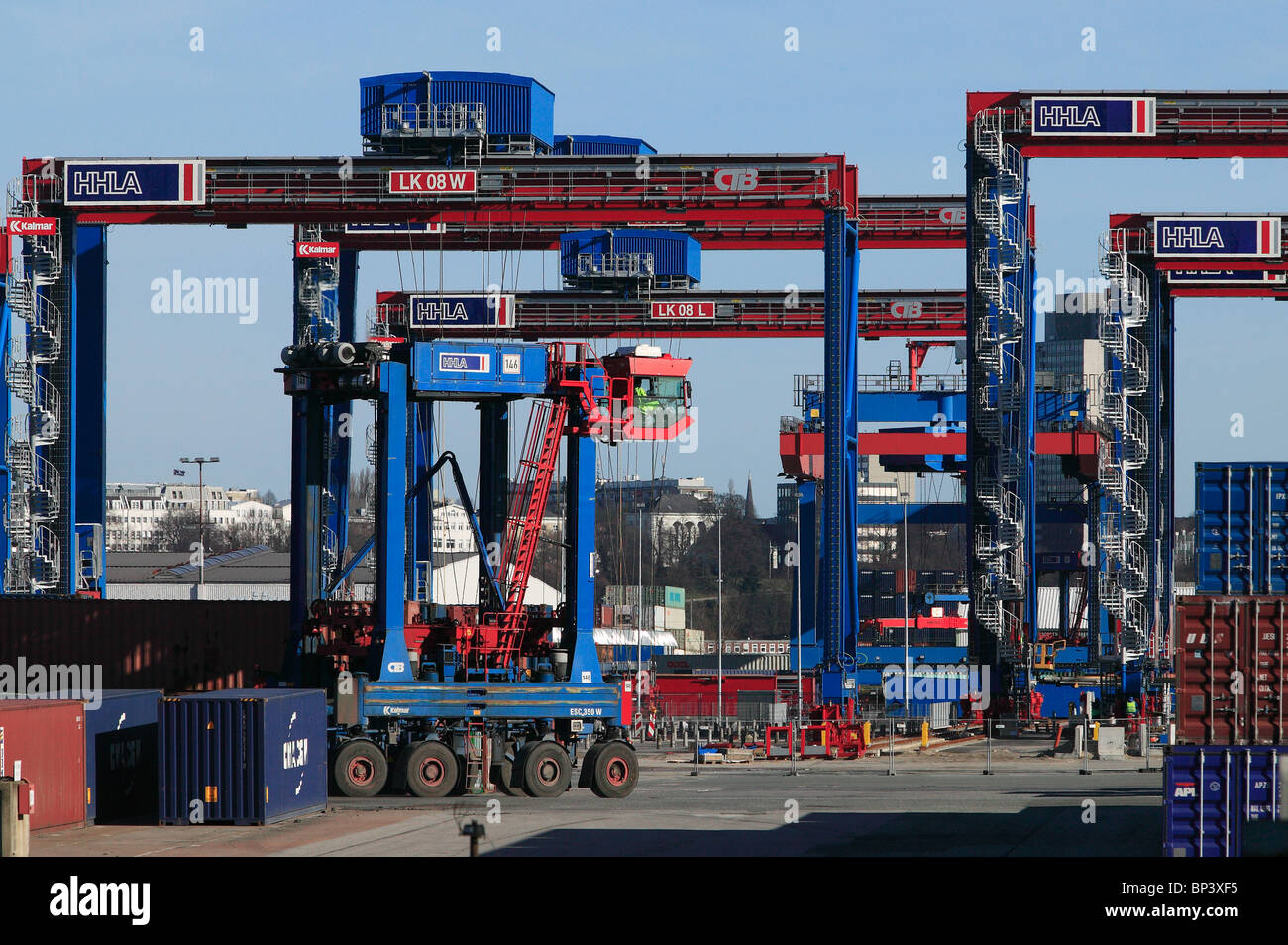 Container terminal burchardkai hi-res stock photography and images - Alamy
