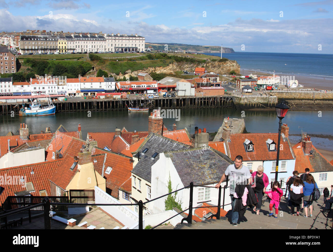 Whitby steps hi-res stock photography and images - Alamy