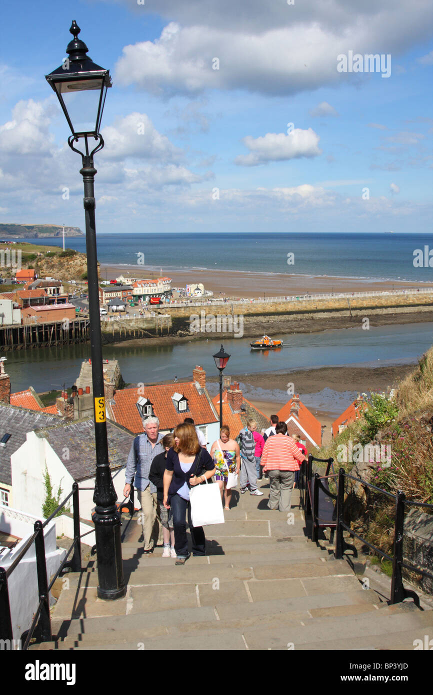 Whitby Steps, Whitby, North Yorkshire, England, U.K Stock Photo - Alamy