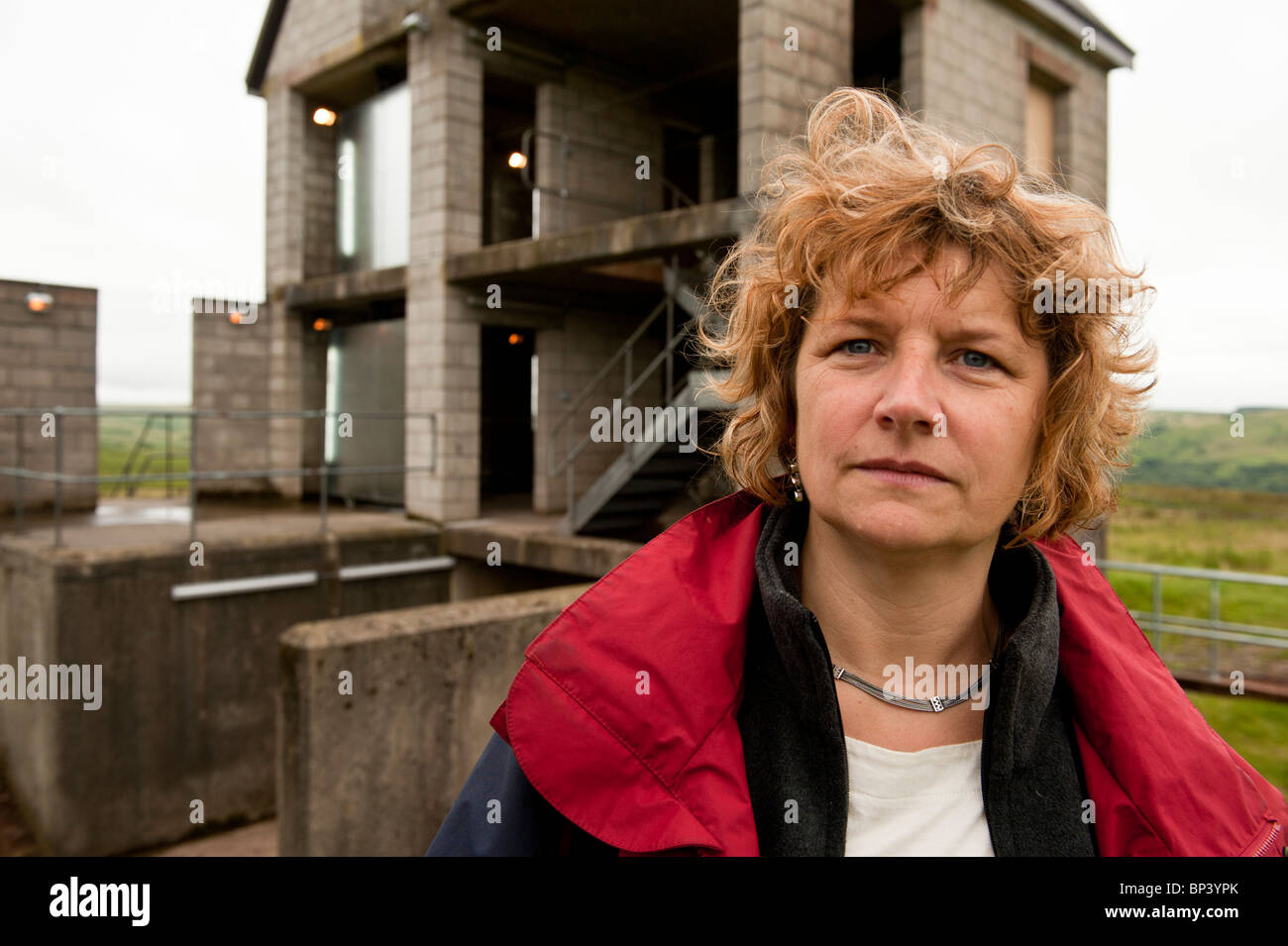 Kaite O'Reilly , welsh woman dramatist on the set of The Persians that ...