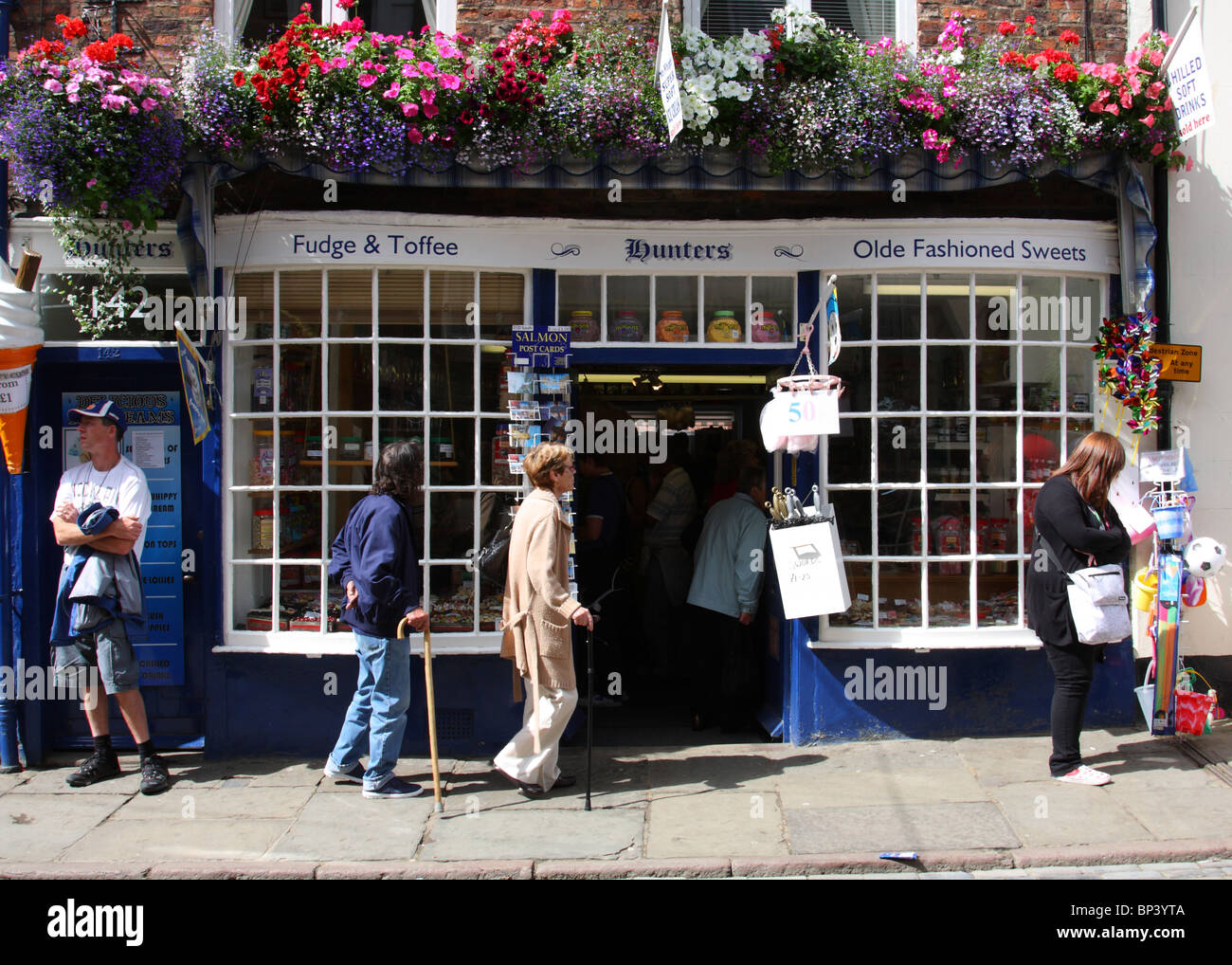 A traditional sweet shop in Whitby, North Yorkshire, England, U.K Stock ...