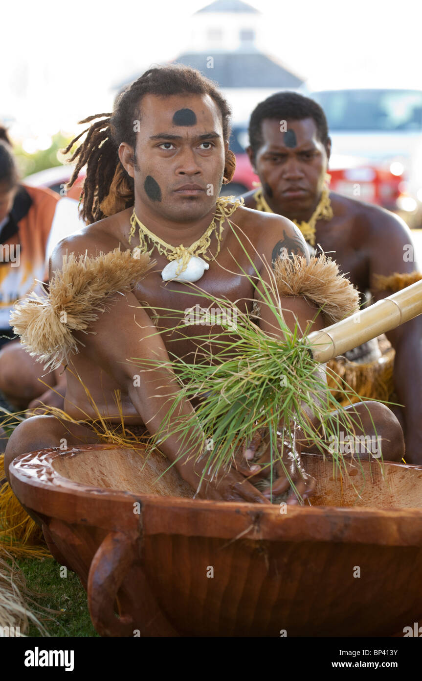 Fiji kava ceremony hi-res stock photography and images - Alamy