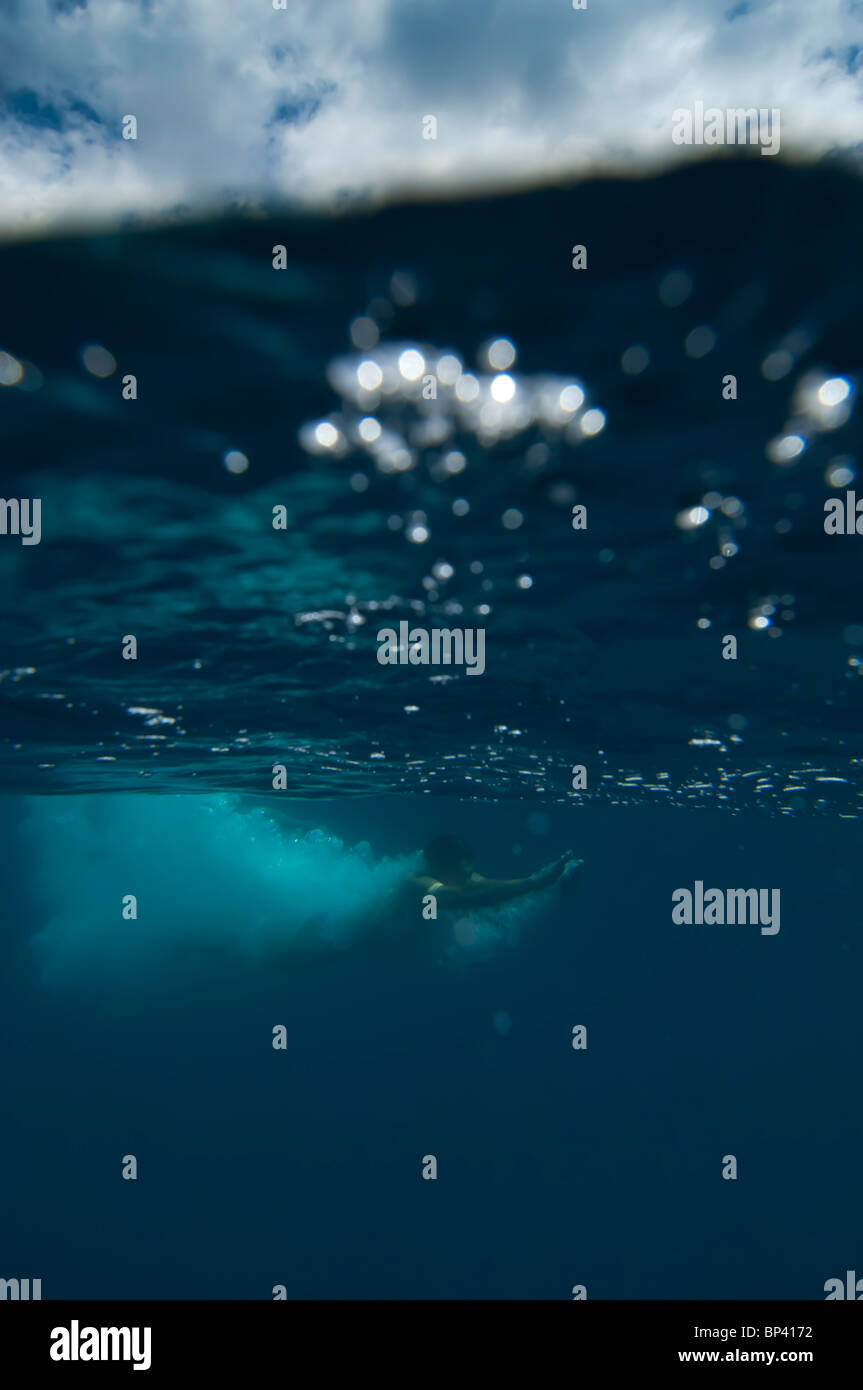 Man diving off boat hi-res stock photography and images - Alamy