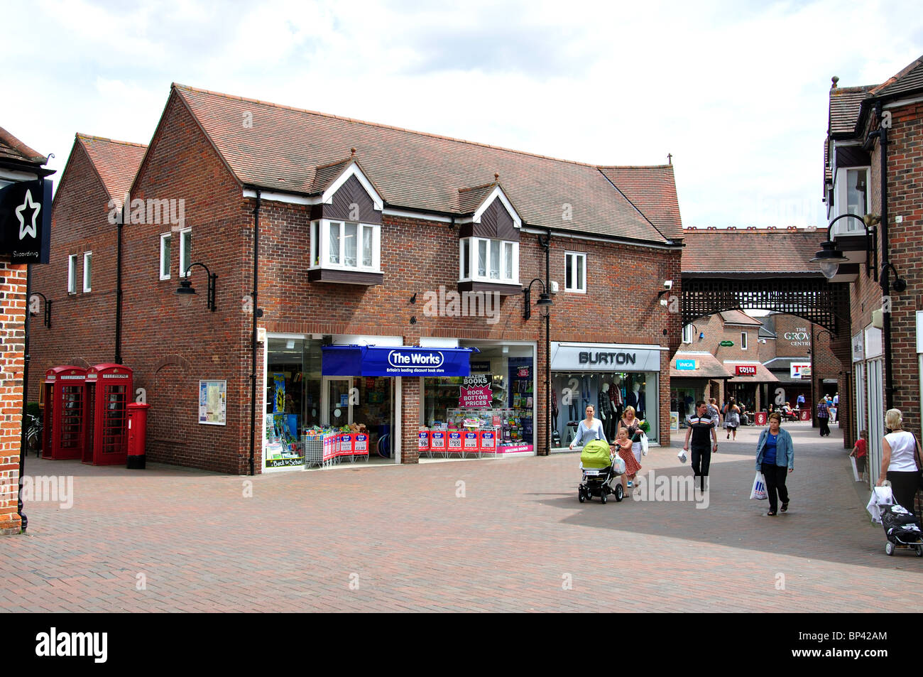 The Grove Centre Shopping mall, Witham, Essex, England, United Kingdom ...
