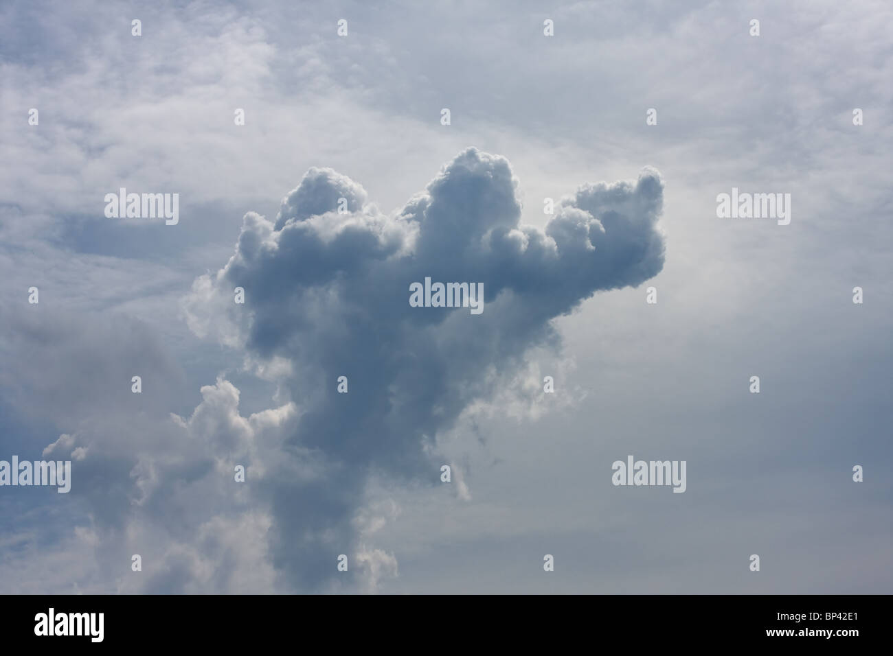 Summer Clouds backlit by sun Stock Photo - Alamy