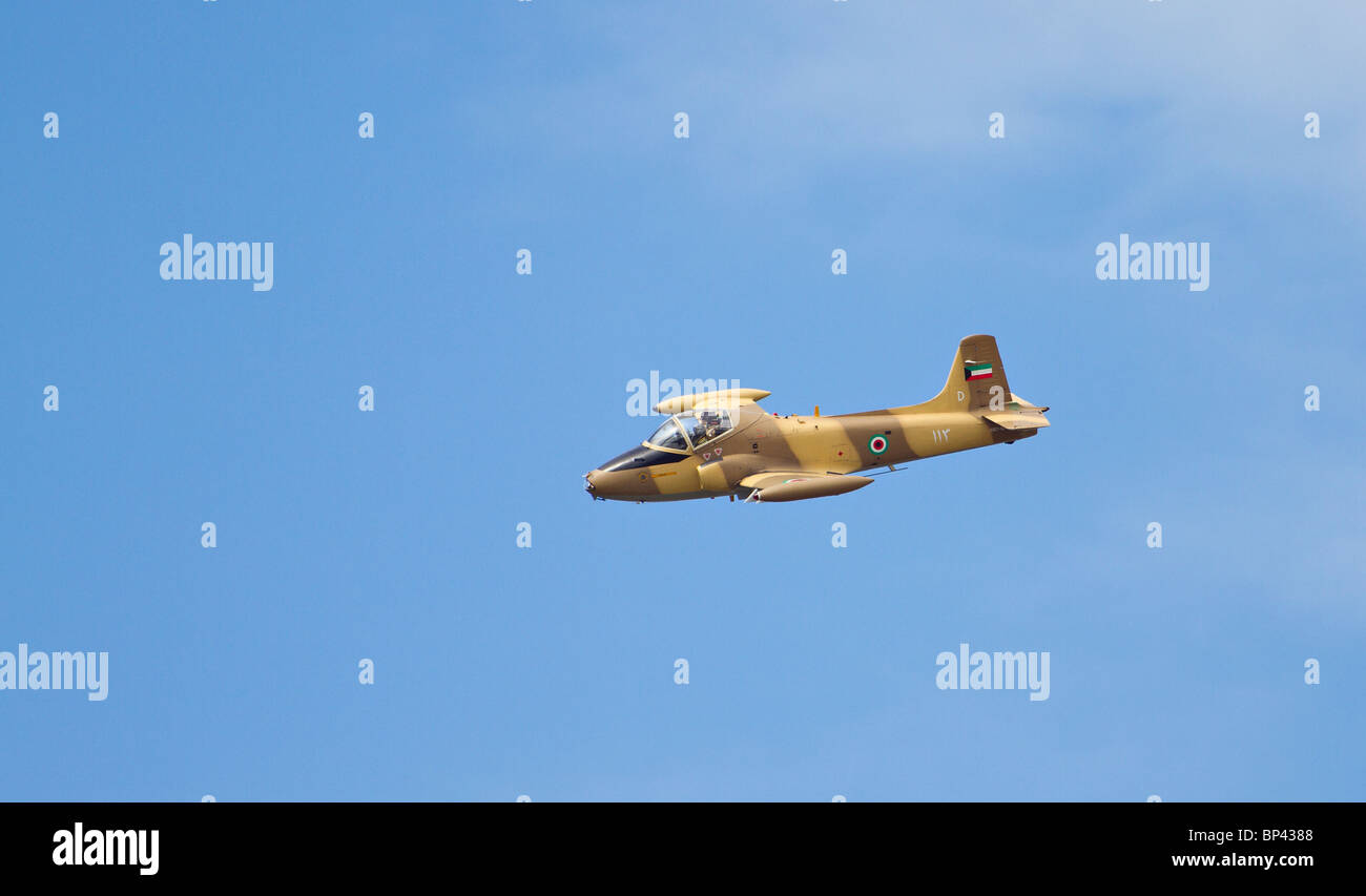 BAC167 Strikemaster in flight Stock Photo - Alamy