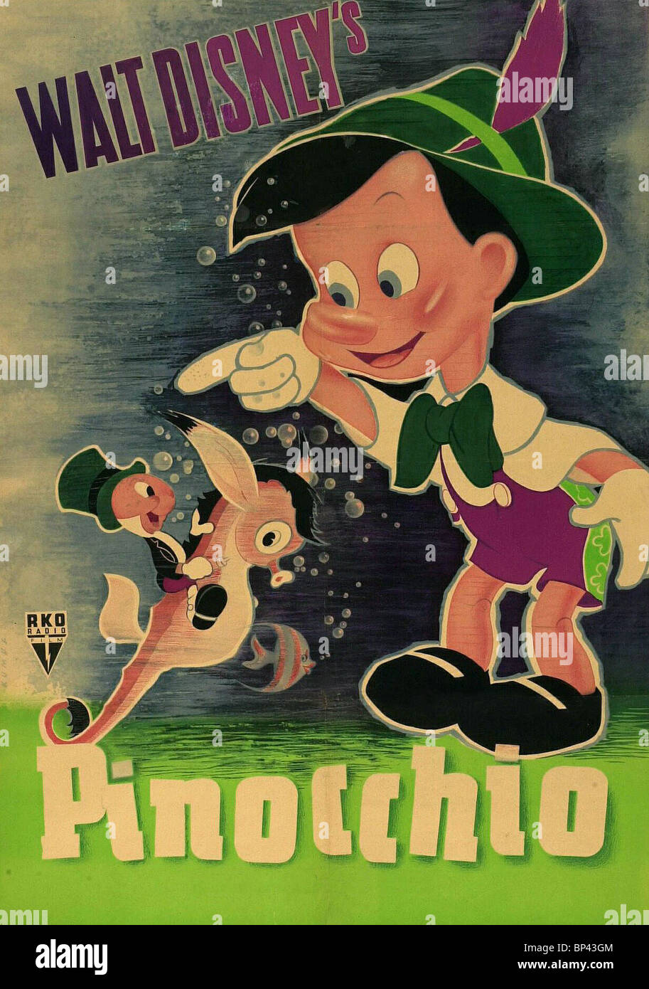JIMINY CRICKET, PINOCCHIO, PINOCCHIO, 1940 Stock Photo - Alamy