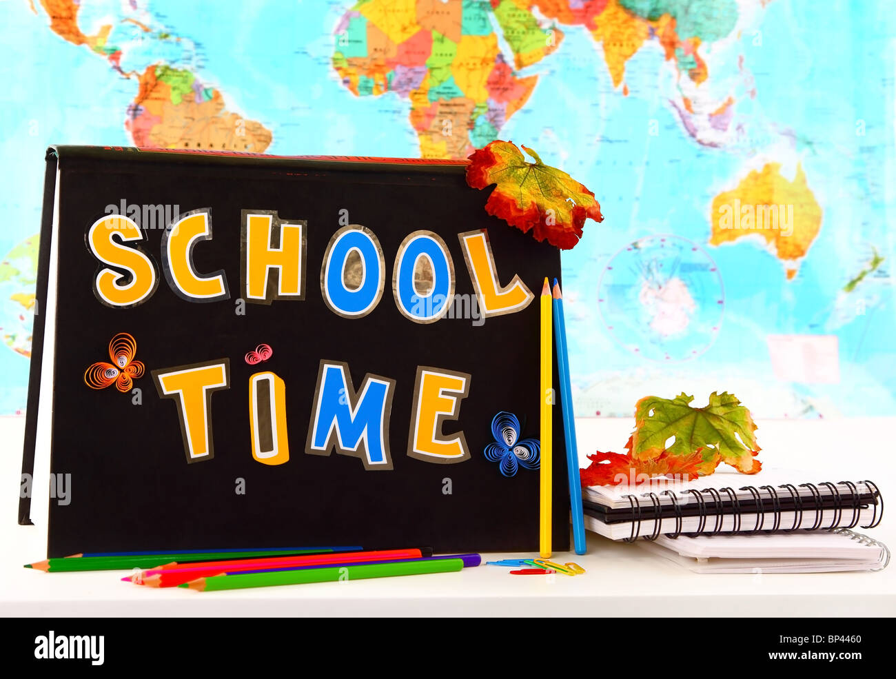 School time conceptual image of education & knowledge Stock Photo - Alamy