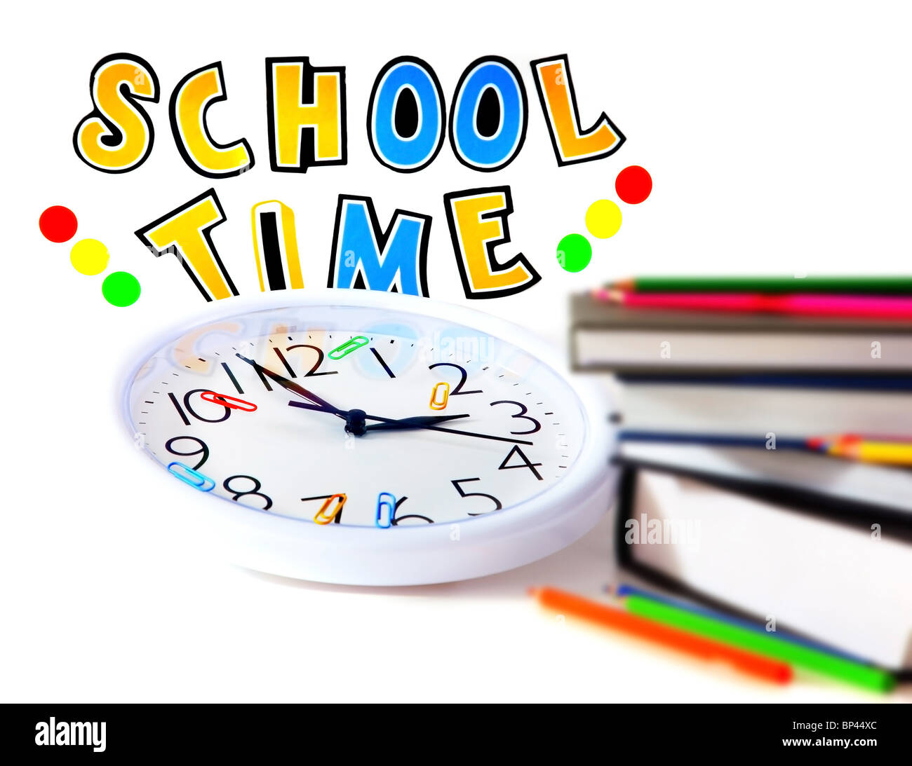 School time conceptual image of education & knowledge Stock Photo - Alamy