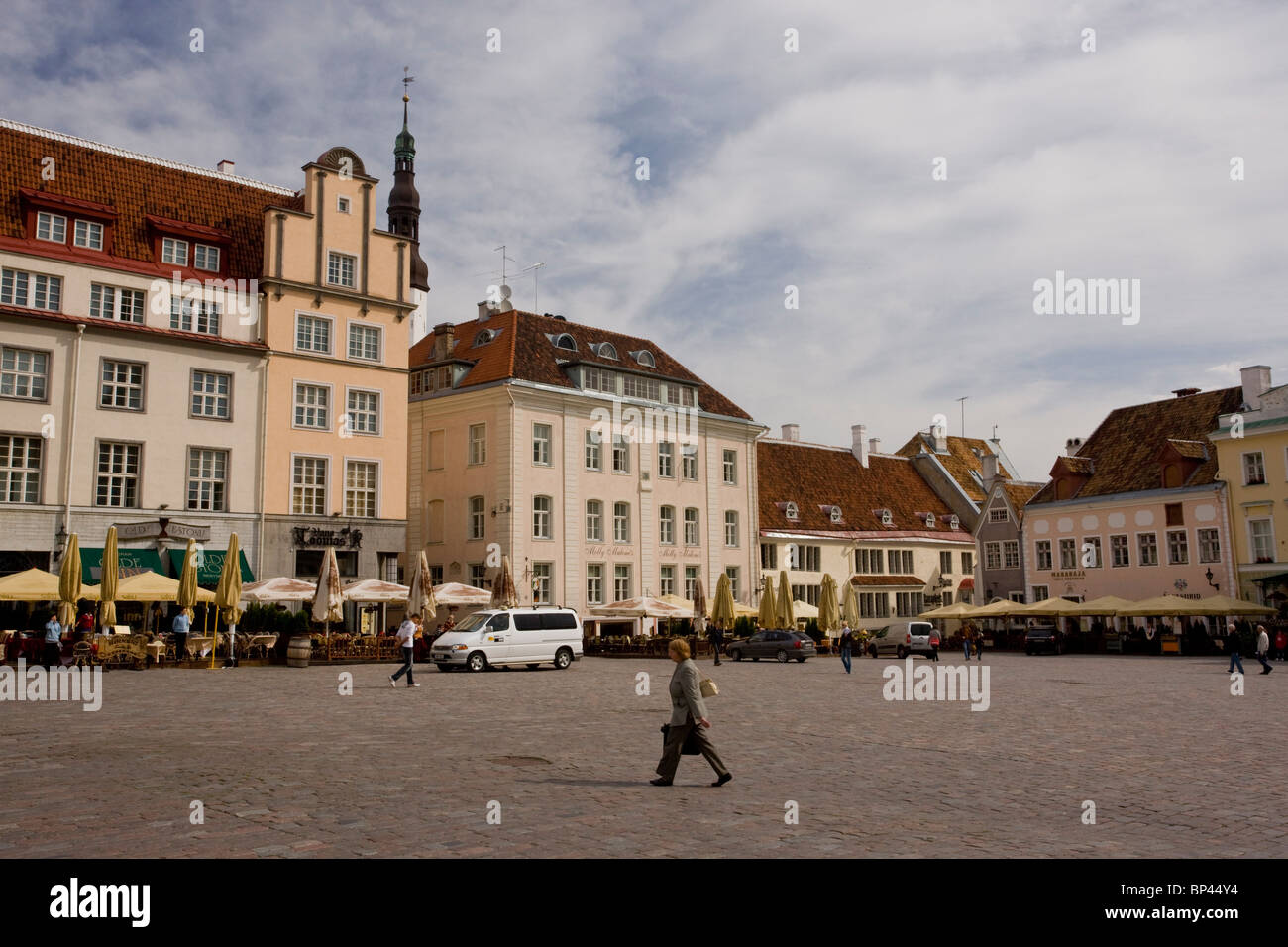 Tallinn main square estonia hi-res stock photography and images - Alamy