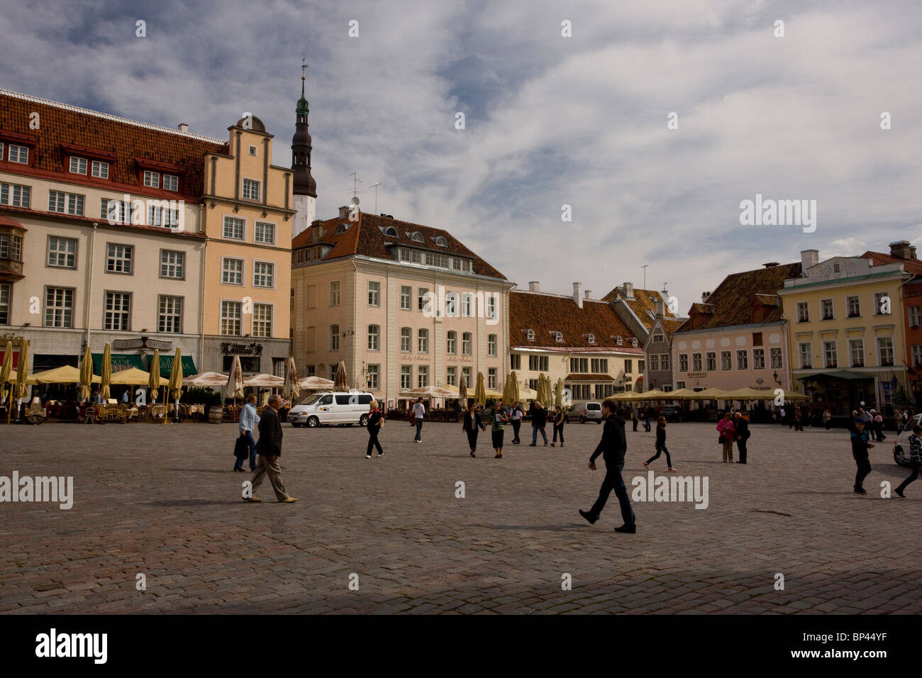 Tallinn main square estonia hi-res stock photography and images - Alamy