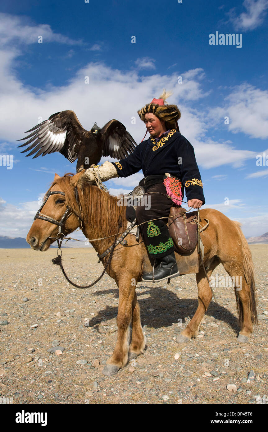Golden eagle aquila chrysaetos full wing span hi-res stock photography ...