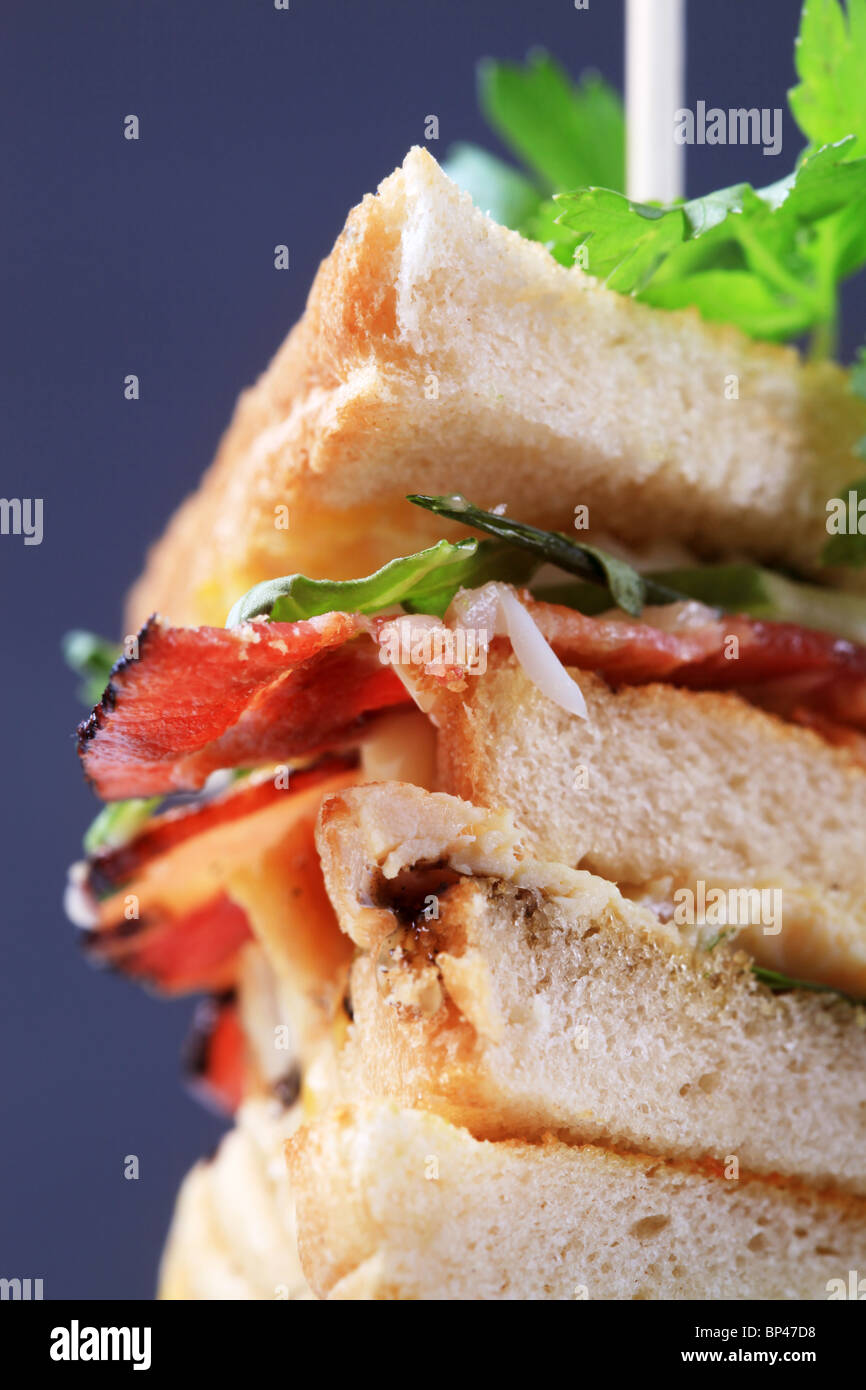 Club sandwich white hi-res stock photography and images - Alamy