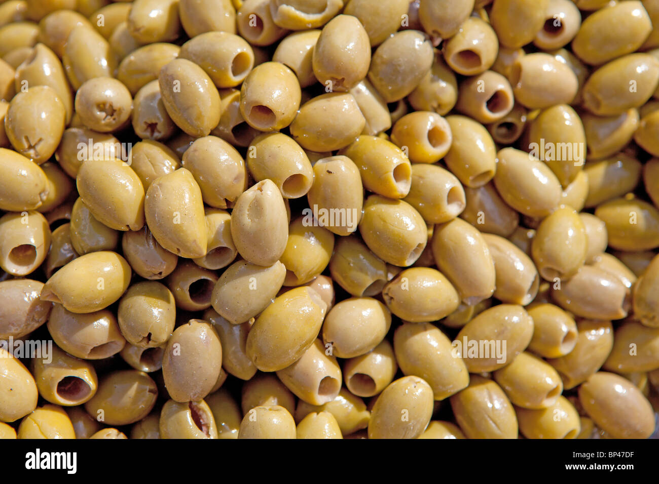 group of green olives can be used as background Stock Photo - Alamy