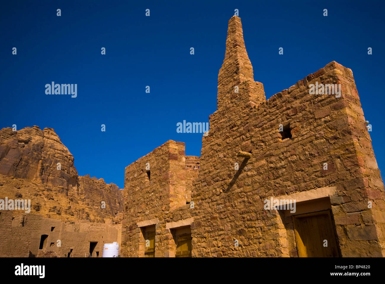 Saudi Arabia, Al-Ula old town, ancient minaret Stock Photo - Alamy