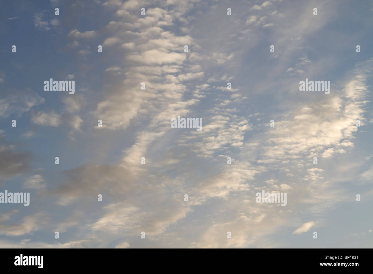 background texture of evening sky with soft clouds Stock Photo - Alamy