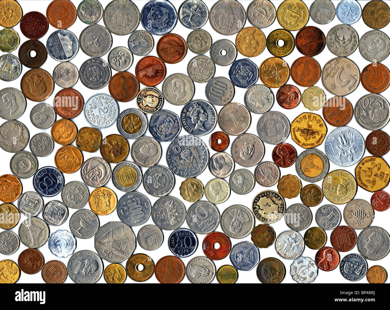 Coins, assorted coins Stock Photo - Alamy