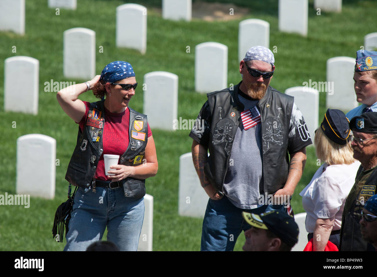 American Veterans Honor The Fallen At The Arlington National Cemetery