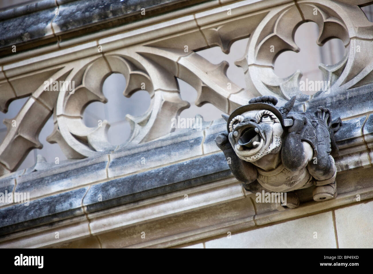 This gargoyle was carved in honor of the Washington National Cathedral ...
