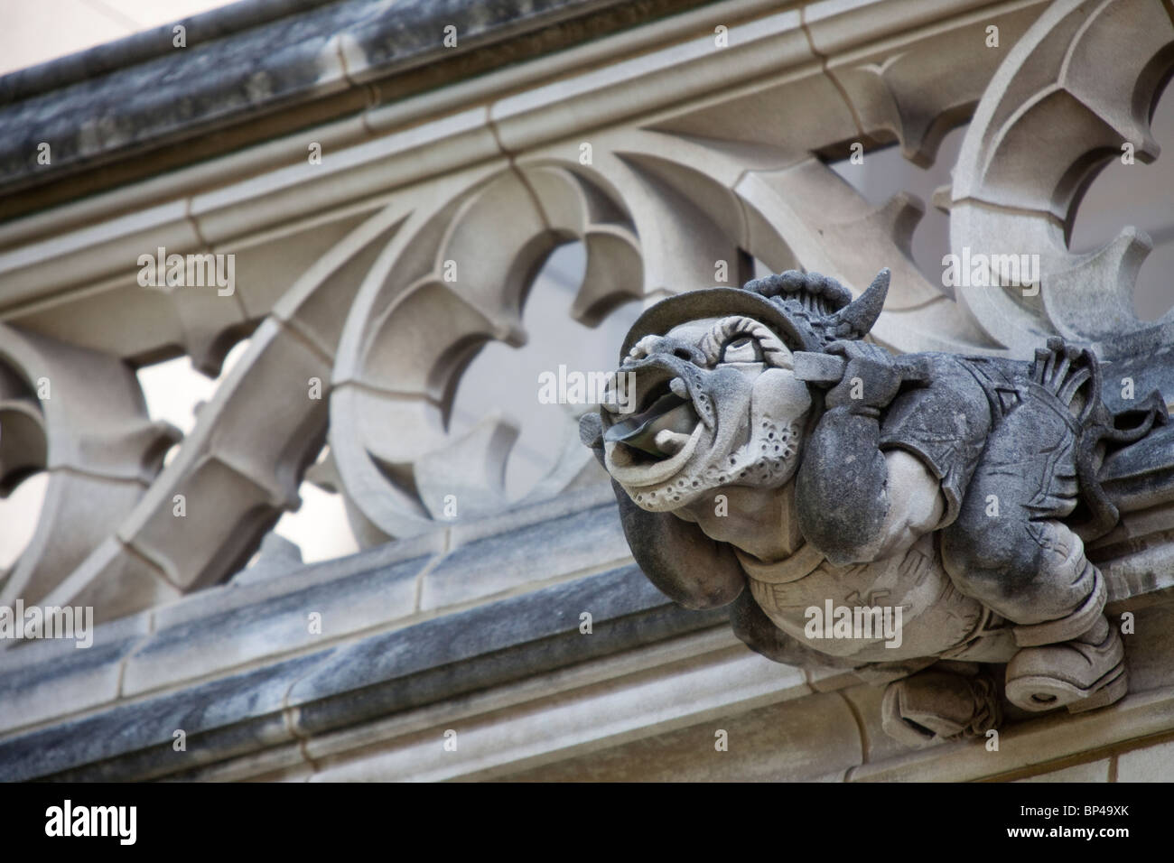 This gargoyle was carved in honor of the Washington National Cathedral ...