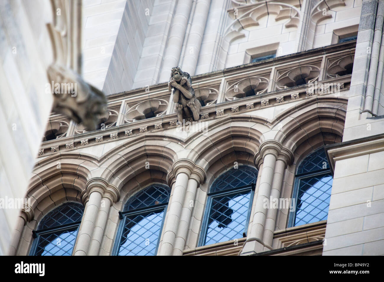 Washington cathedral gargoyle hi-res stock photography and images - Alamy