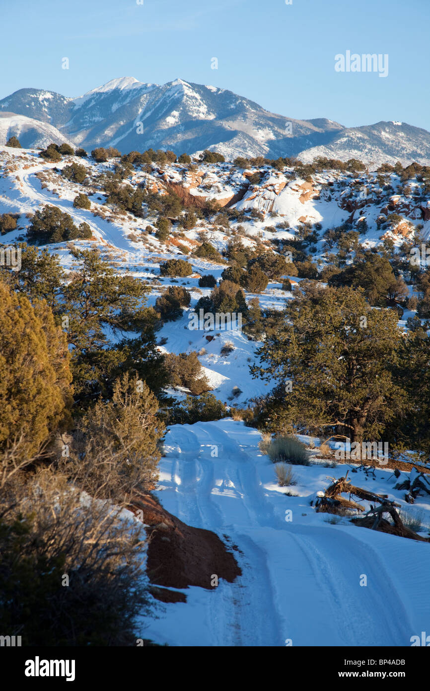Jeep trail at Behind-the-Rocks south of Moab, Utah Stock Photo - Alamy