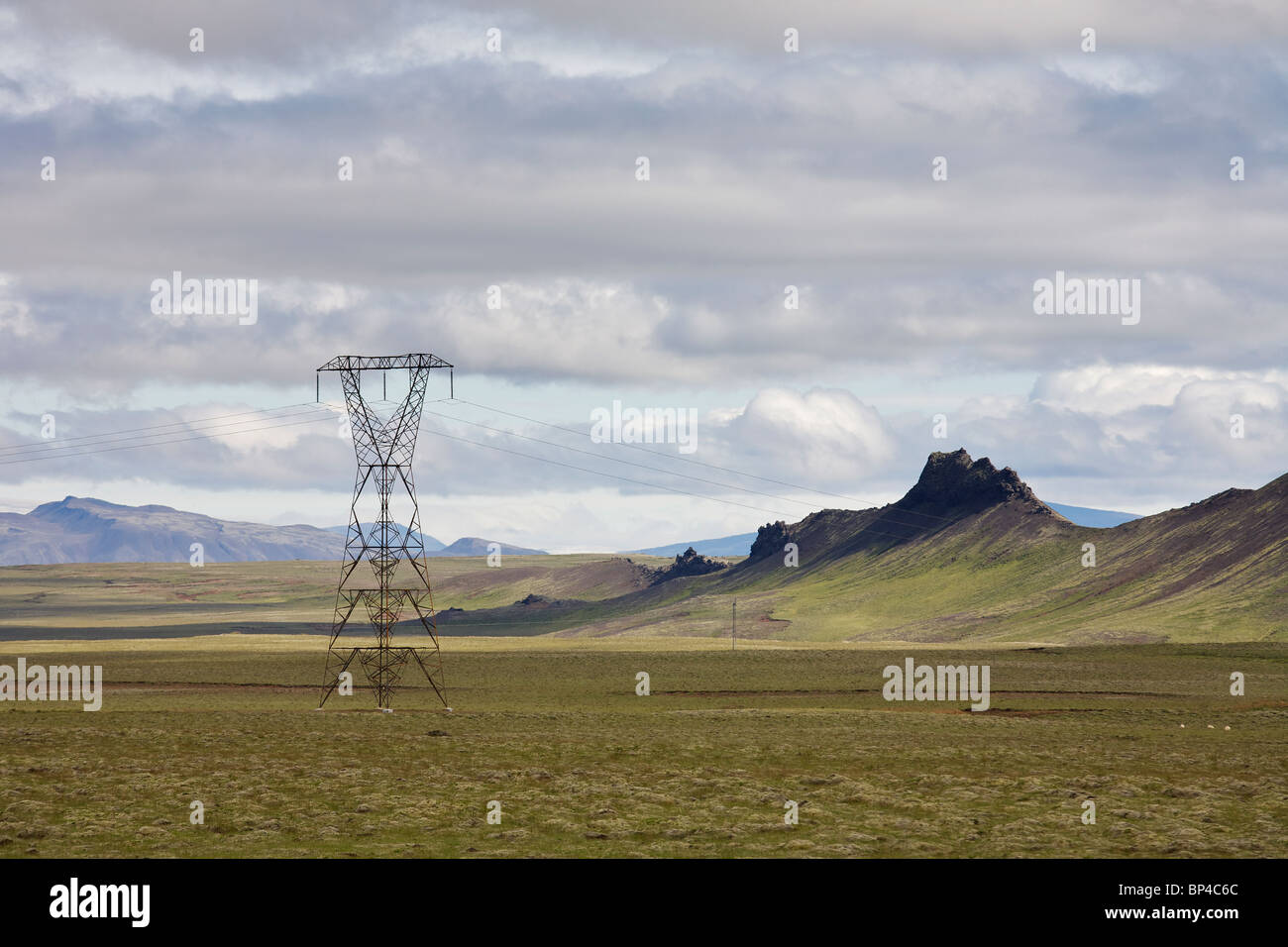 Electricity pylons in iceland hi-res stock photography and images - Alamy