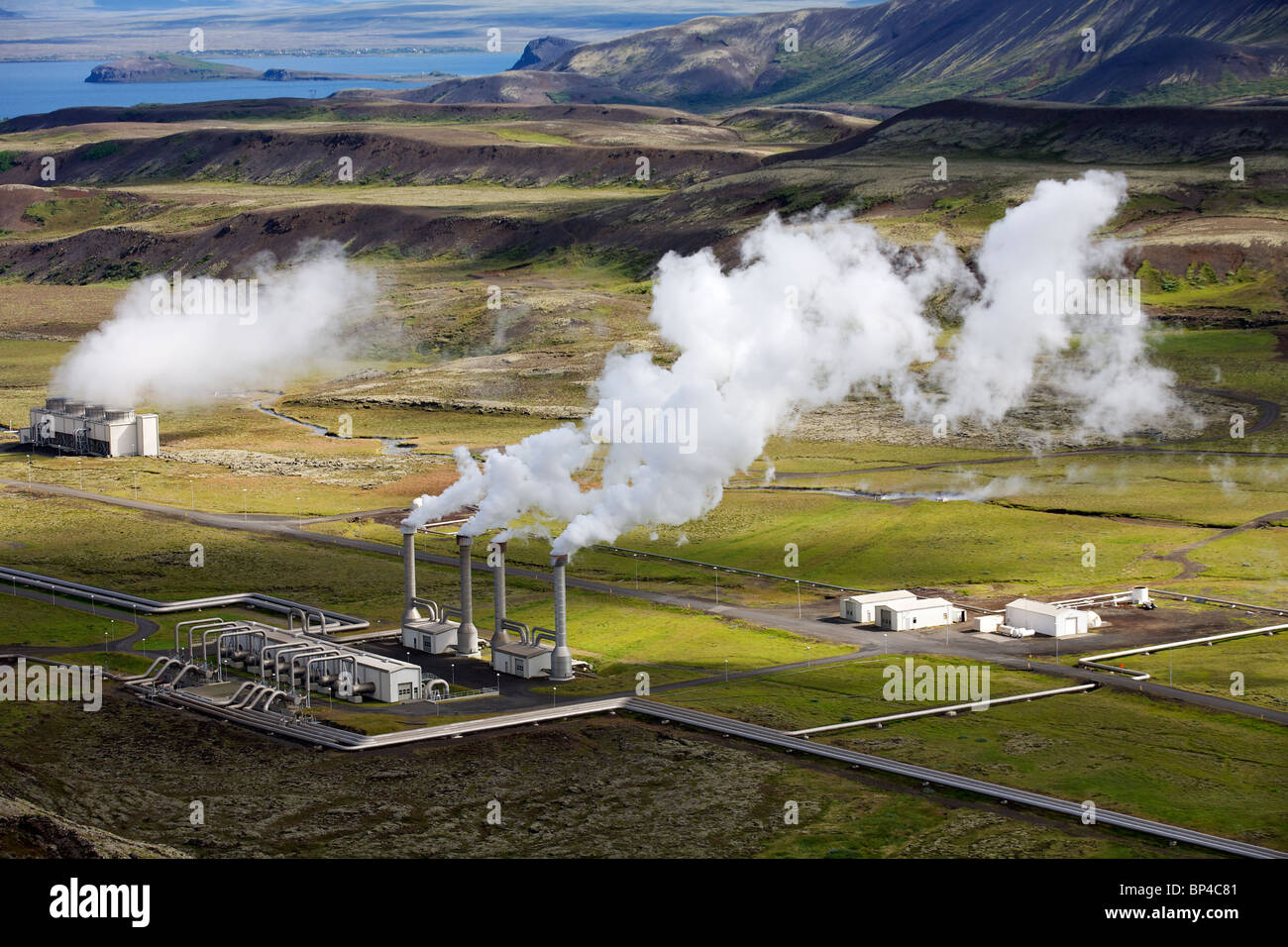 Nesjavellir geothermal power station hi-res stock photography and ...