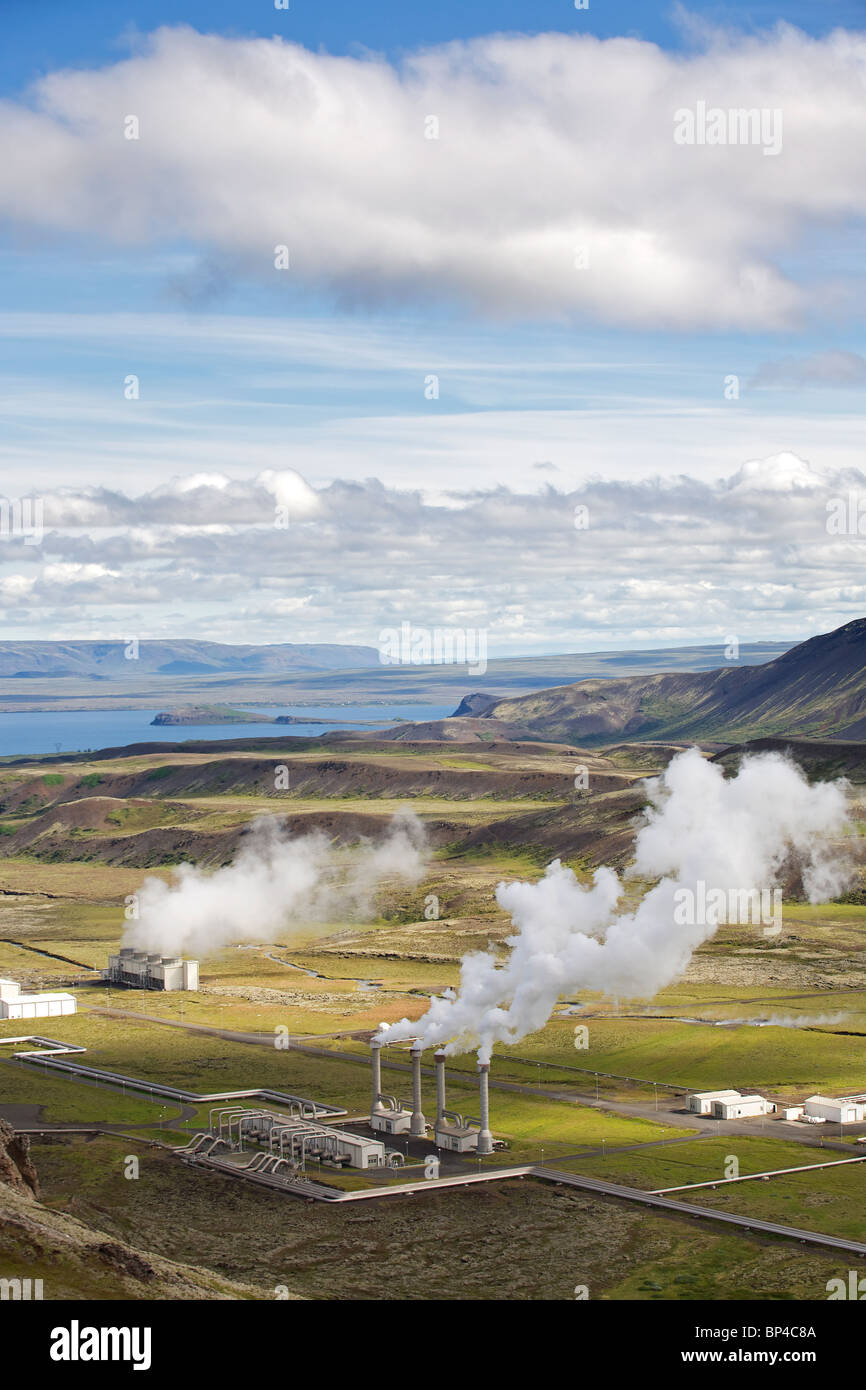 Nesjavellir geothermal power station hi-res stock photography and ...