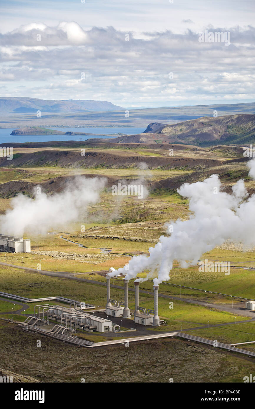 Nesjavellir geothermal power station hi-res stock photography and ...