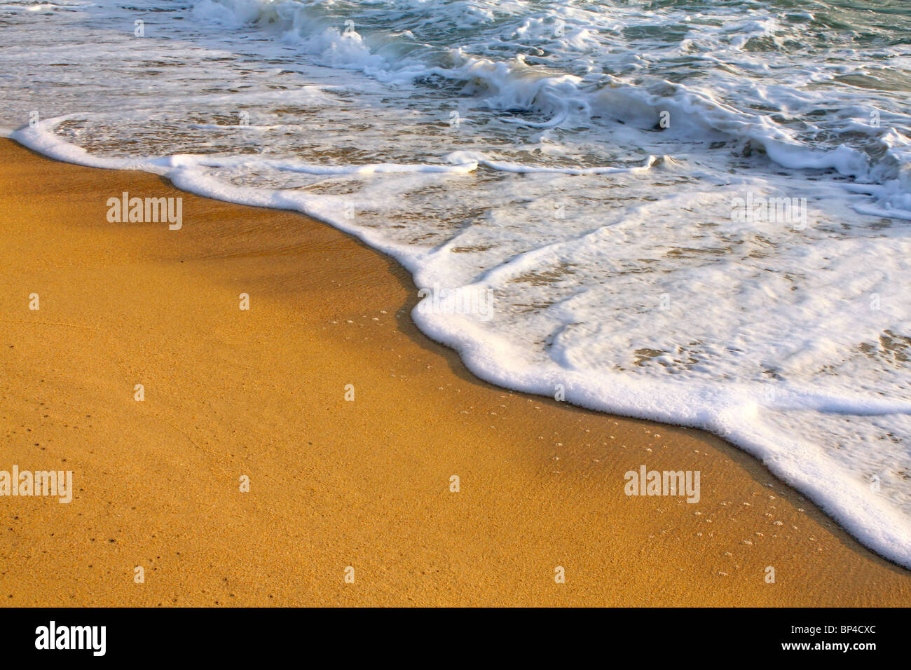wave on beach Stock Photo - Alamy