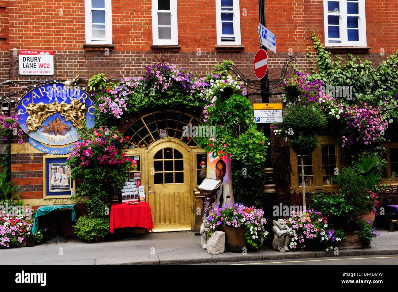 Sarastro Restaurant, Drury Lane, London, England, UK Stock Photo - Alamy
