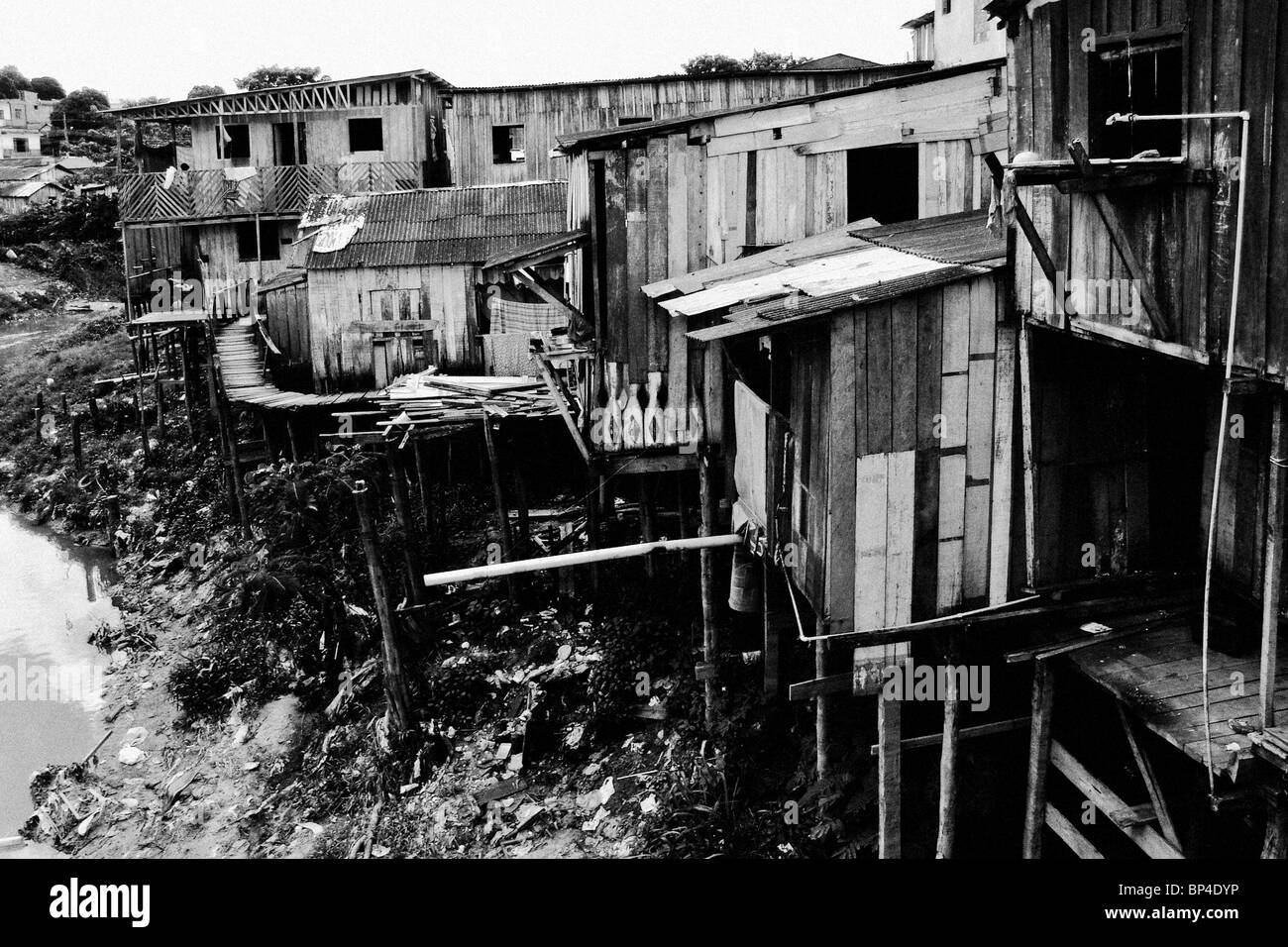 Brazilian shack town Black and White Stock Photos & Images - Alamy